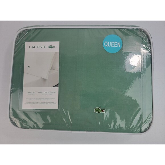 Lacoste | Bedding | Authentic Lacoste Luxury Queen Sheet Set 4 Pcs New ...